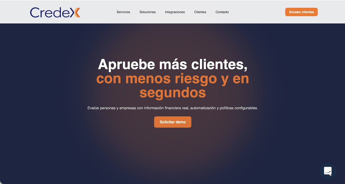 Credex | Evaluación crediticia en segundos